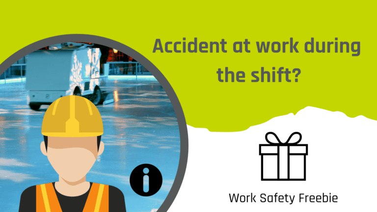 Accident at work during the shift: health & protective equipment